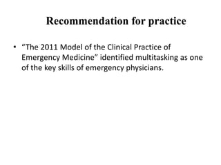 Can You Multitask? Evidence and Limitations of Task Switching and ...
