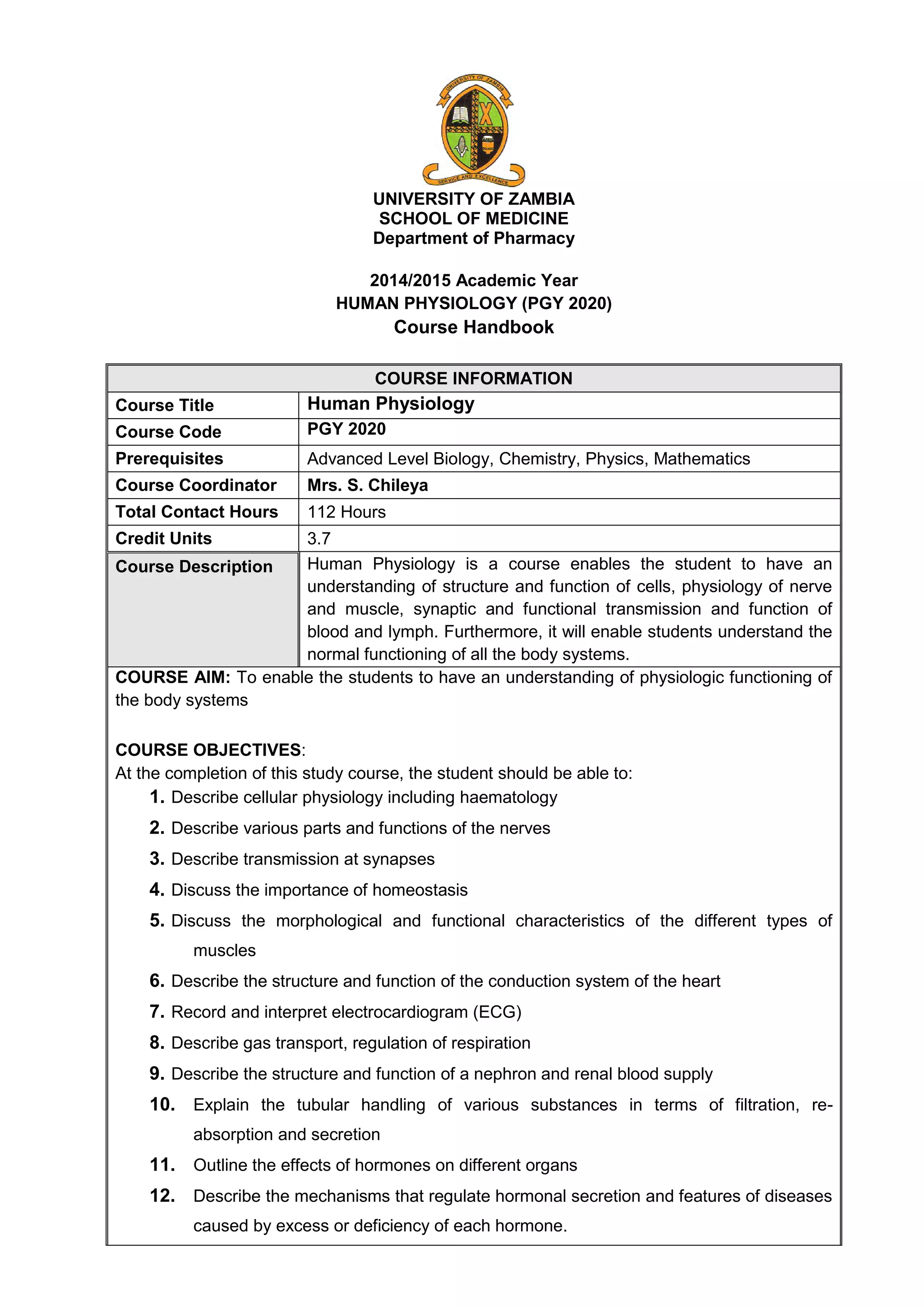 Pgy 2020 course handbook 2014 1 | PDF