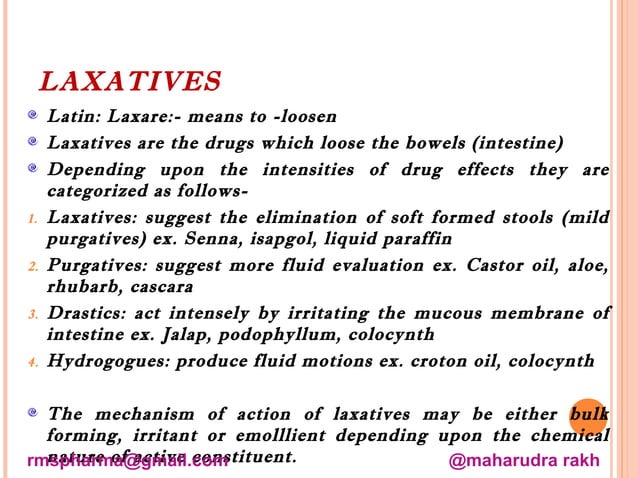 Pgy 9a laxatives | PPT