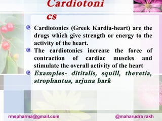 Pgy 9b cardiotonics | PPT