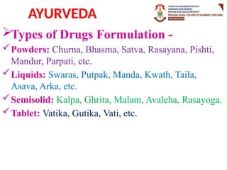 Traditionally system of medicine ( Principal and method of preparation ...