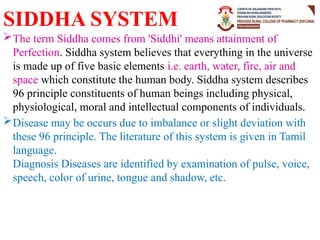 Traditionally system of medicine ( Principal and method of preparation ...