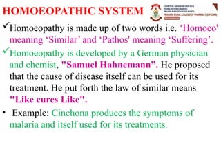 Traditionally system of medicine ( Principal and method of preparation ...