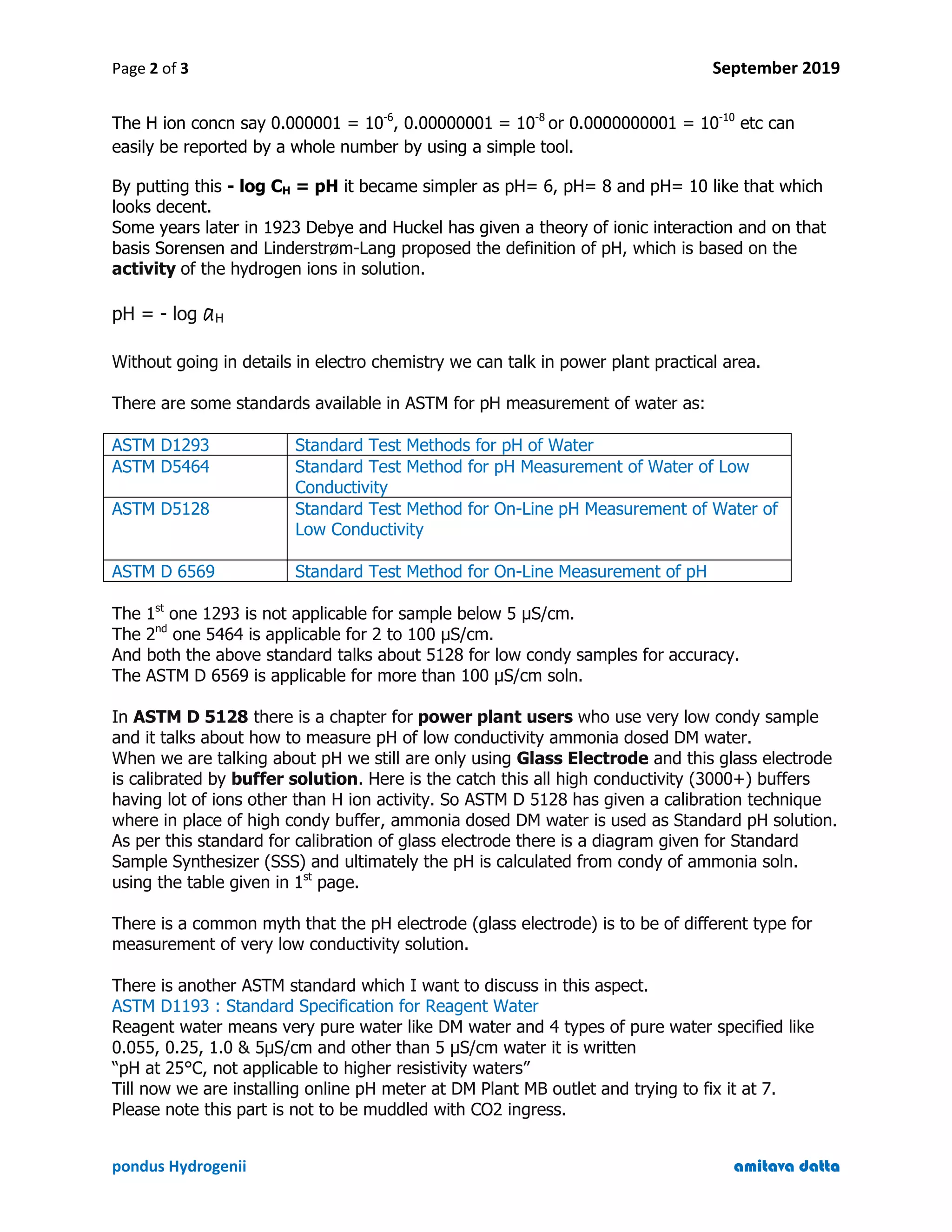 pondus Hydrogenii-pH | PDF