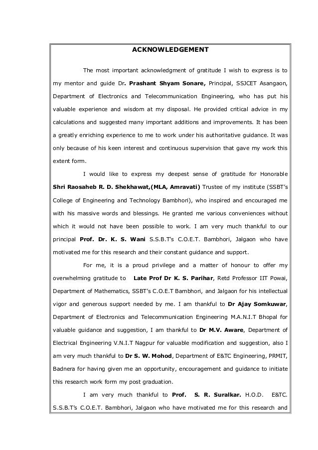 Phd Thesis How To Write Acknowledgements Phd Thesis How To Write Acknowledgements