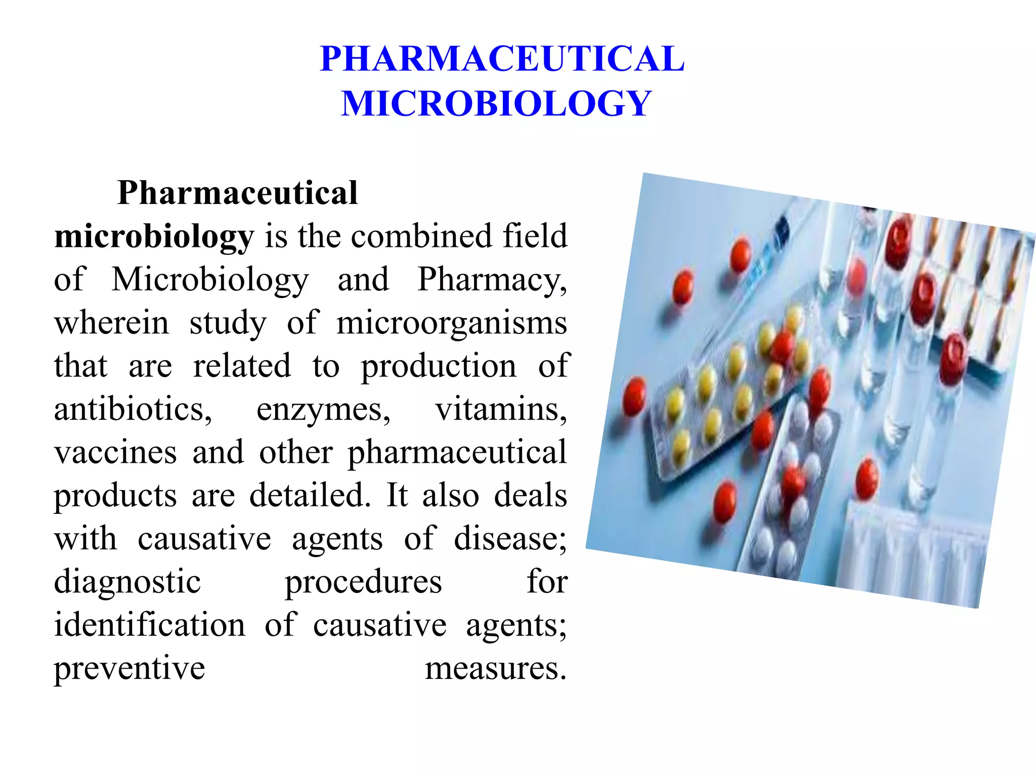 Pharmaceutical microbiology | PPTX