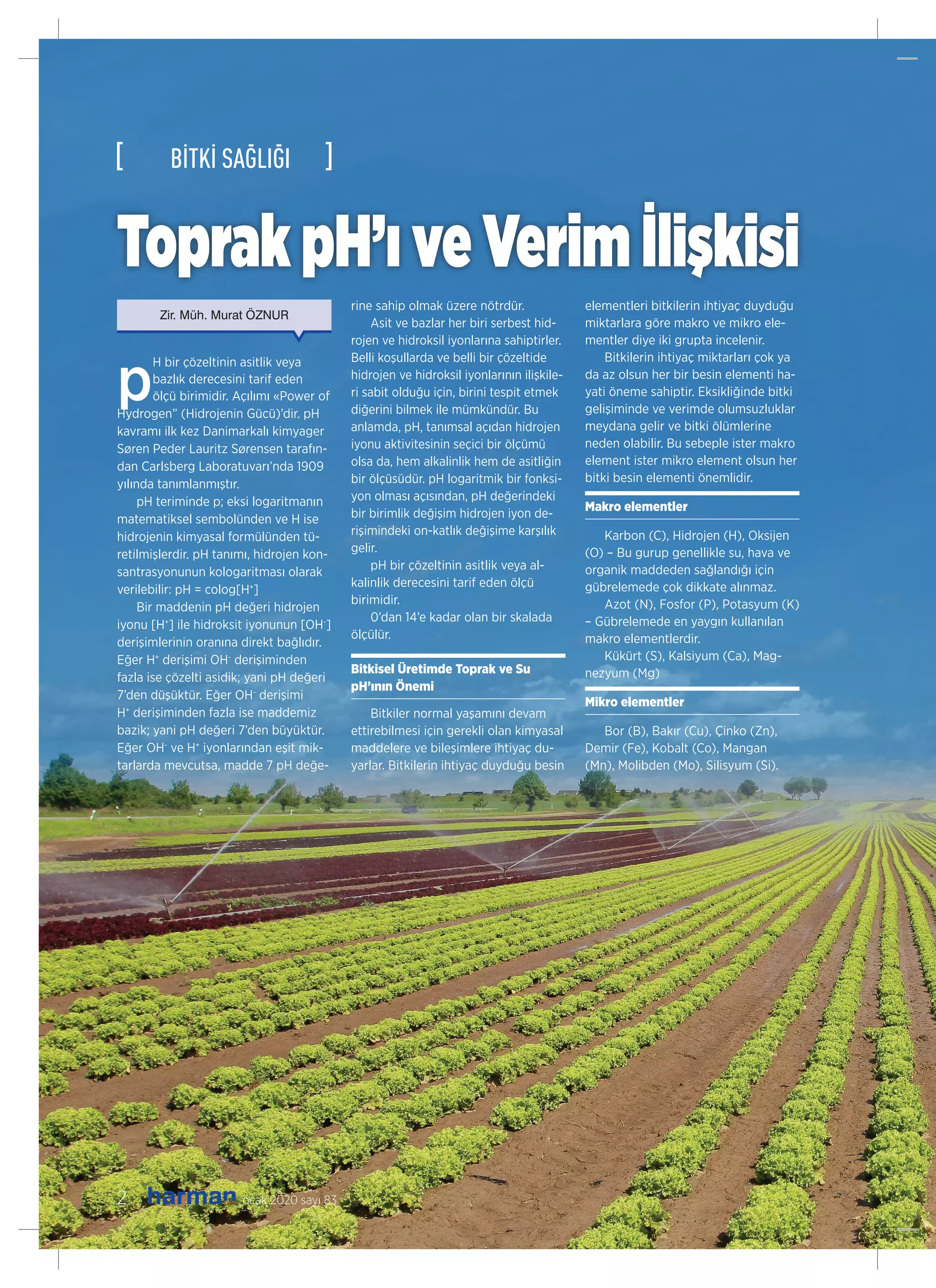 Toprak pH'ı ve Verim İlişkisi | PDF