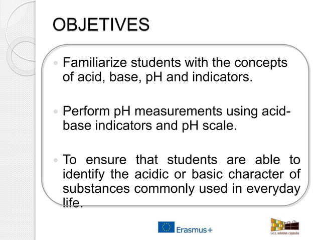 PH measurement with a homemade indicator | PPTX | Chemistry | Science