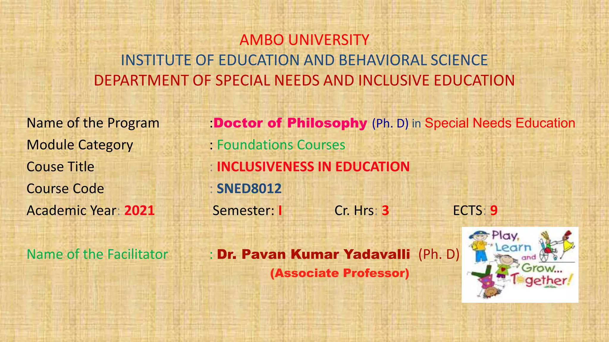 Inclusiveness In Education | PPTX