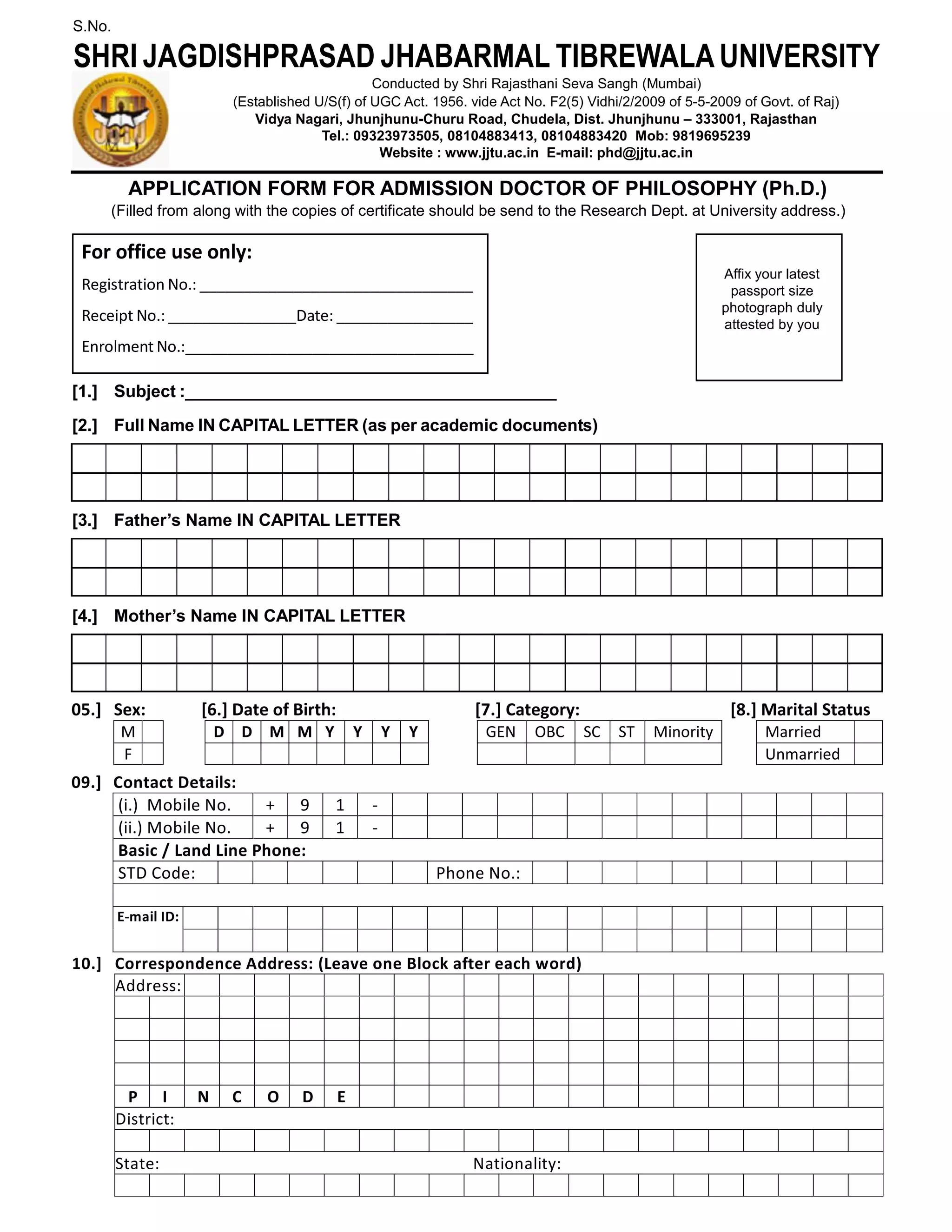 Ph.D. Admission Form.pdf