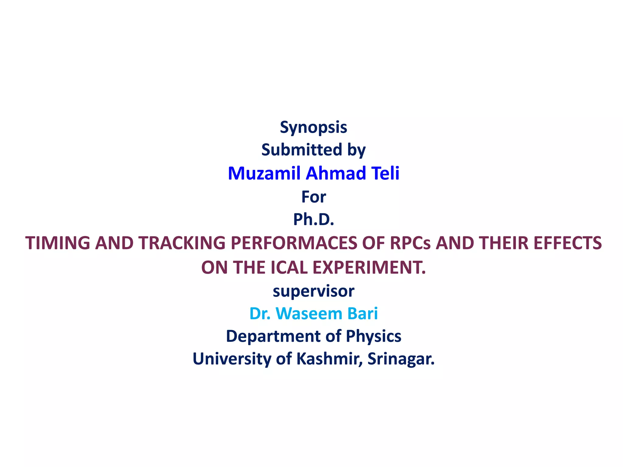 Ph.D synopsis.ppt