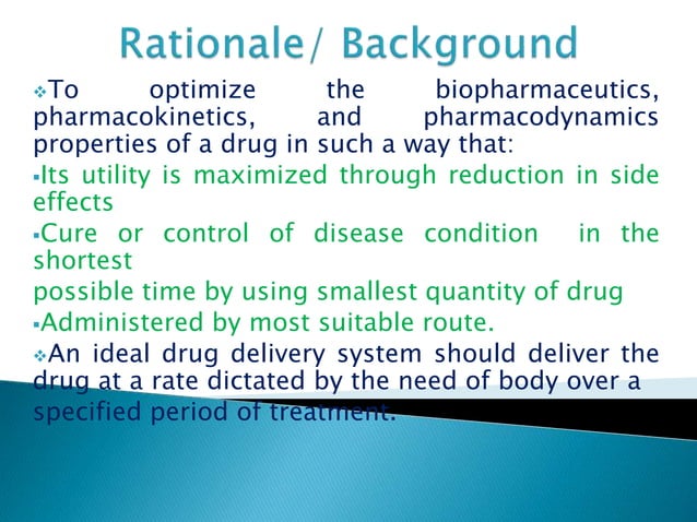 pH-activated and Enzyme-activated drug delivery system | PPTX | Chemistry | Science
