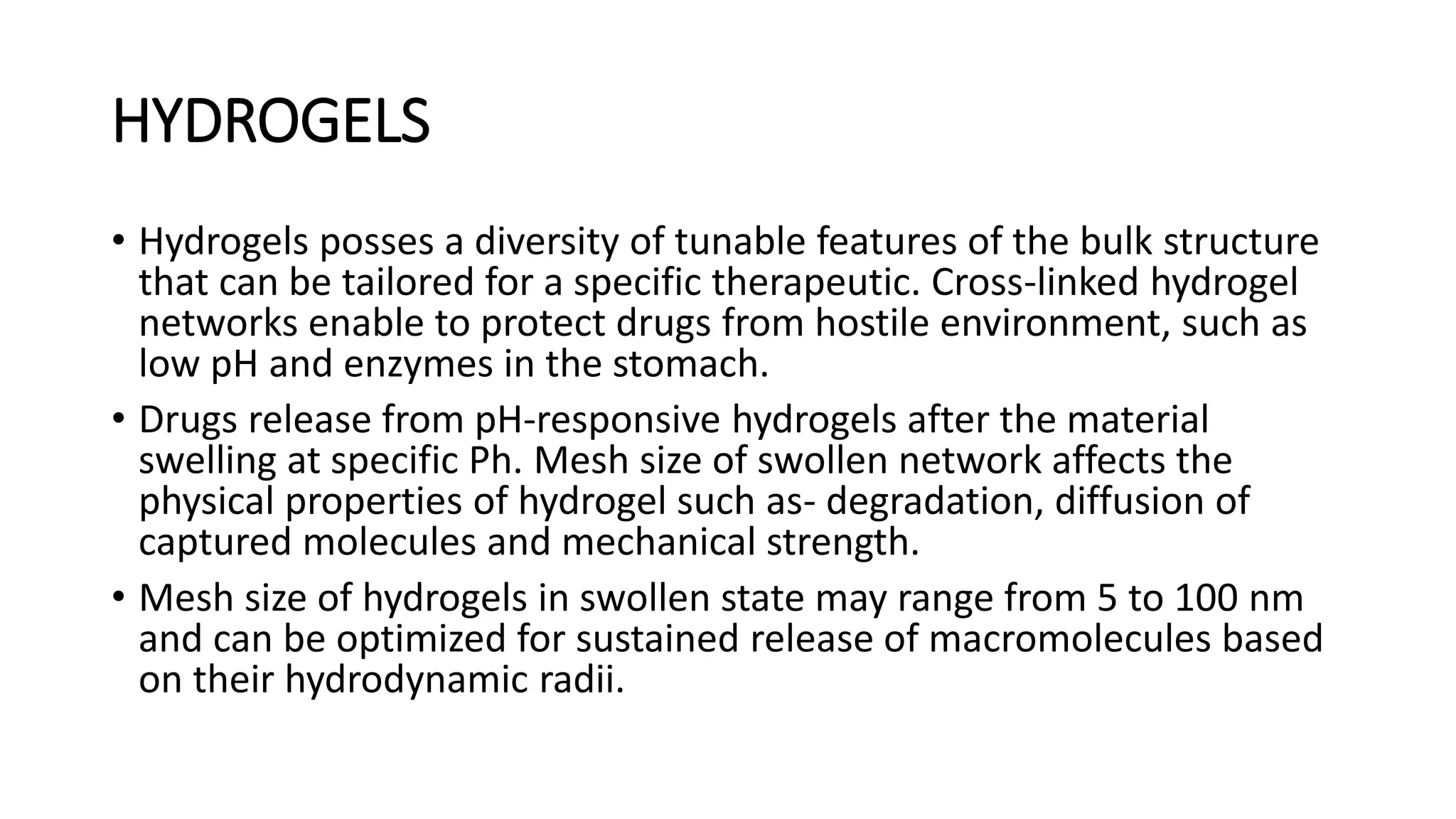 P h activated drug delivery systems | PPTX