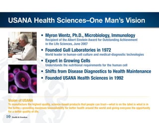 Usana Health and Freedom | PDF