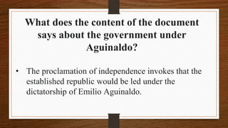 Proclamation of Philippine Independence.pptx