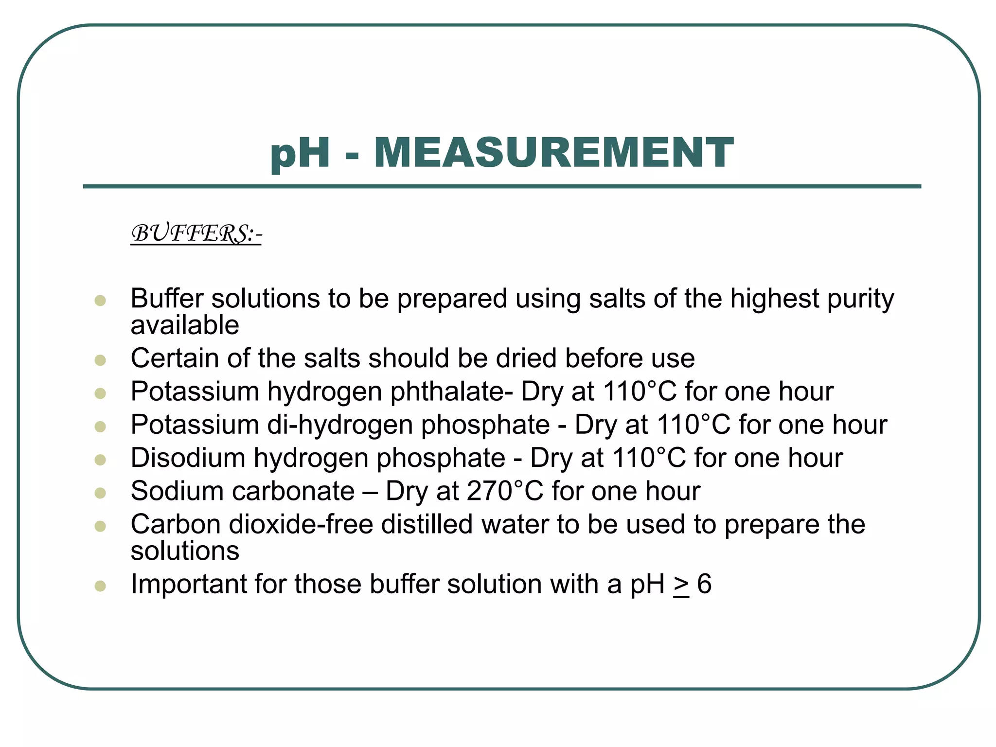 pH - MEASUREMENT .ppt