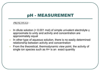 pH - MEASUREMENT .ppt