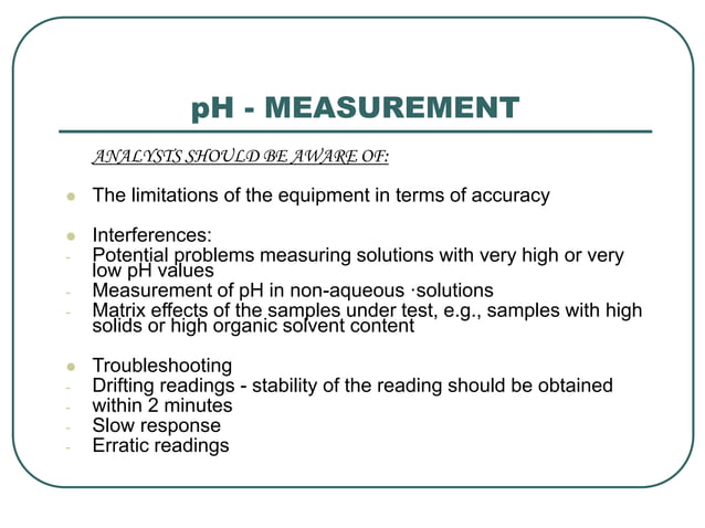 Ph Measurement Ppt