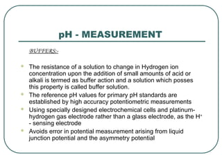 pH - MEASUREMENT EXPERIMENT PROCEDURE .ppt