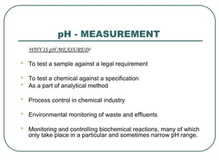 pH - MEASUREMENT EXPERIMENT PROCEDURE .ppt