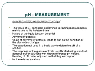 pH - MEASUREMENT EXPERIMENT PROCEDURE .ppt