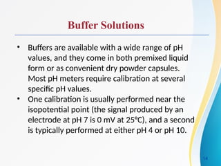 ph-meter and its type and calibration uses | PPTX