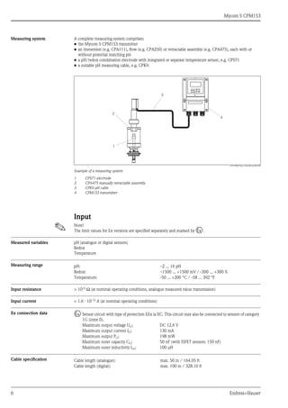 pH/redox Transmitter | PDF