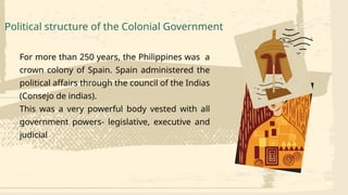 PH-REPORT.pptxPolitical structure of the colonial government | PPT