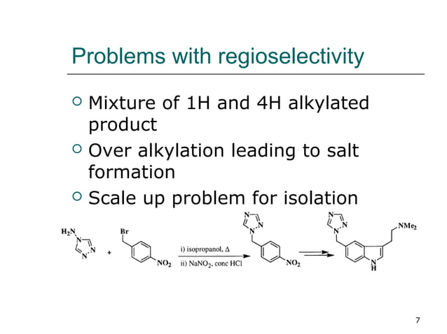 Regioselective 1H-1,2,4 Triazole alkylation | PPT
