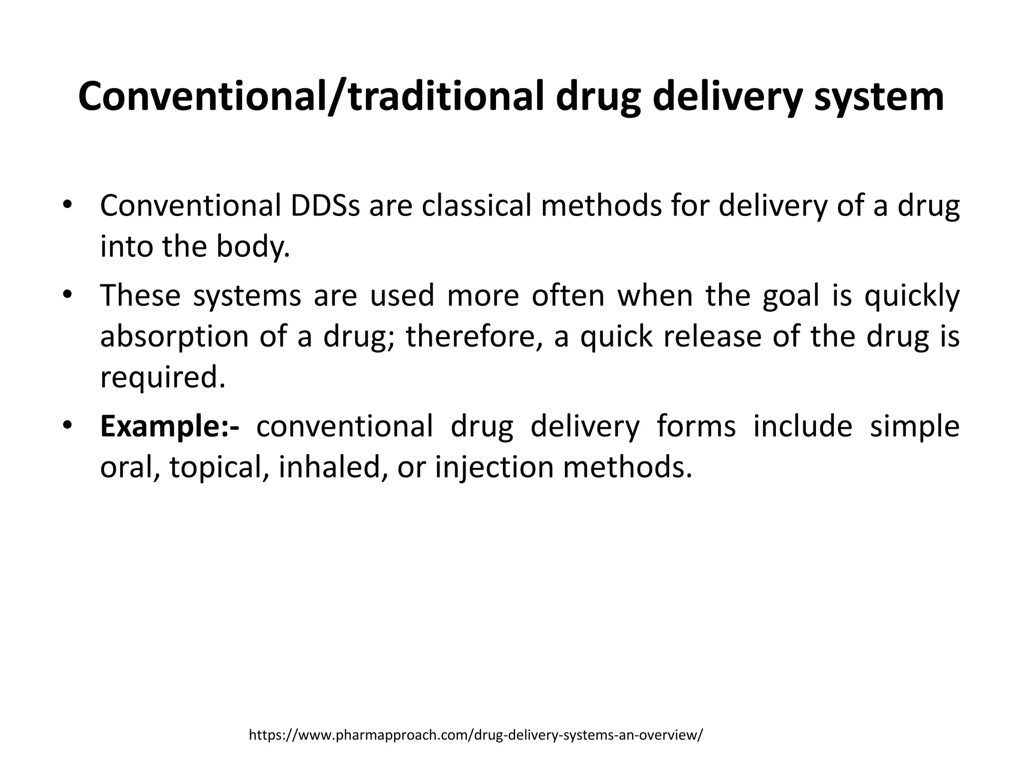 PH1.3 Enumerate and identify drug formulations and drug delivery ...