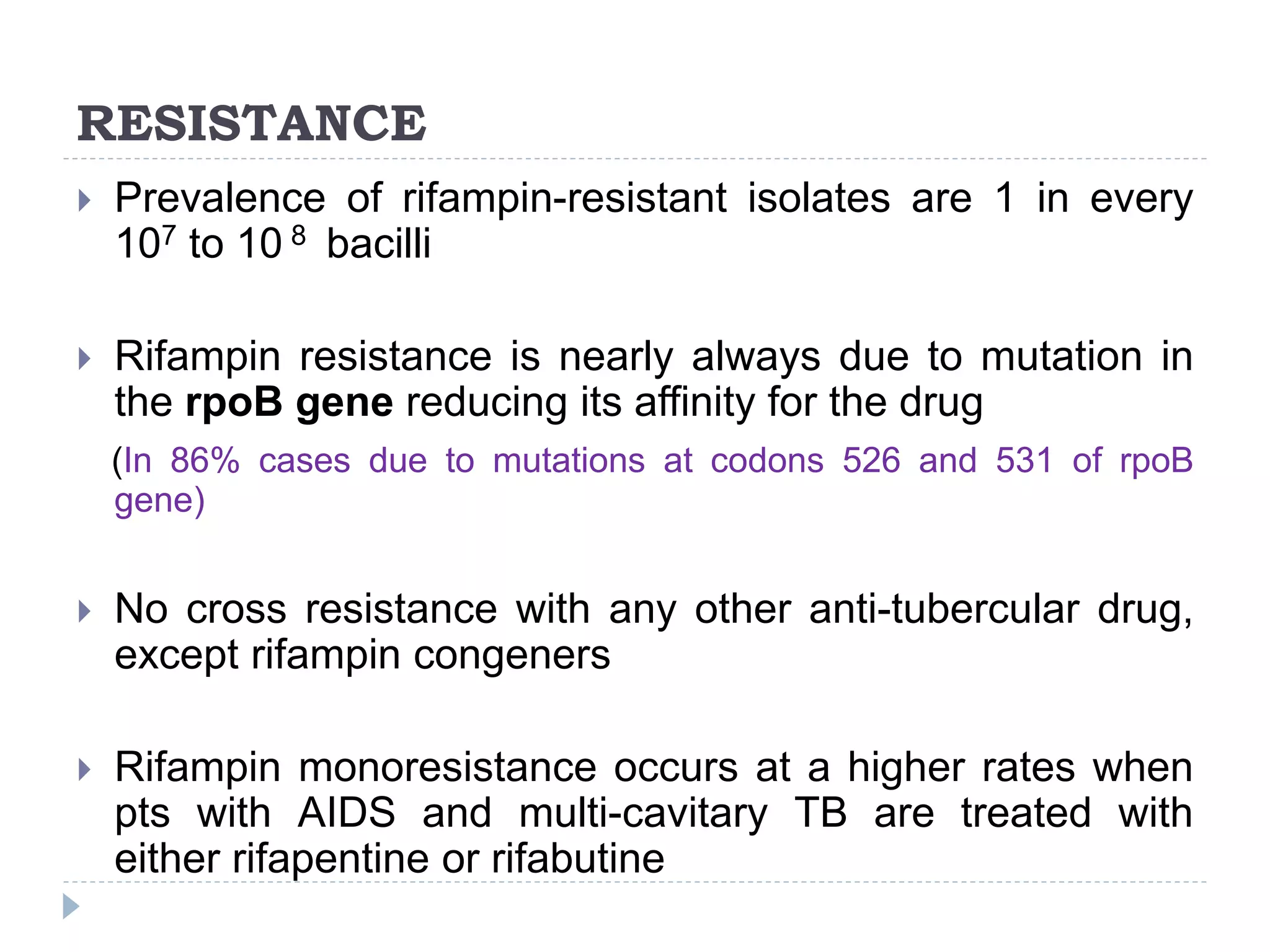 Antitubercular drugs & management of MDR & XDR | PPTX