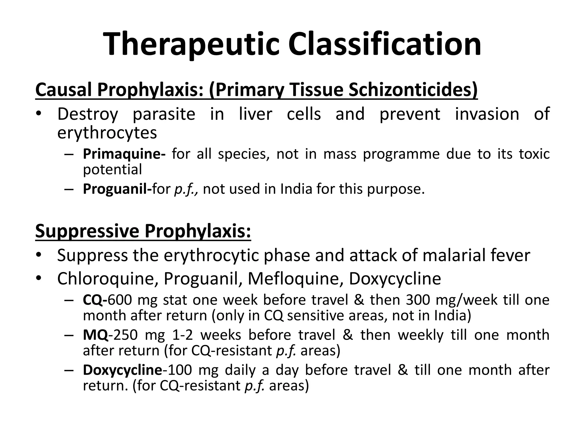 Antimalarial Drugs | PPTX