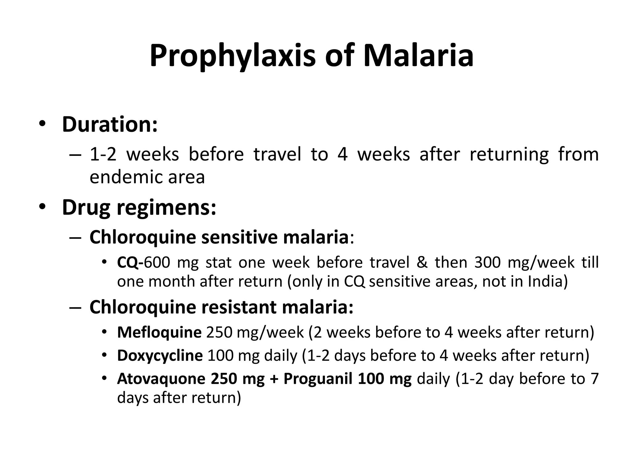 Antimalarial Drugs | PPTX