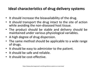 Drug formulations & drug delivery systems | PPTX