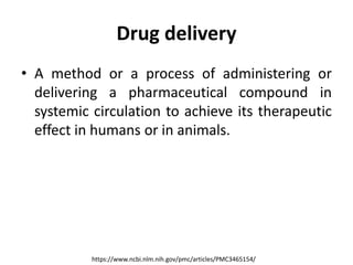 Drug formulations & drug delivery systems | PPTX