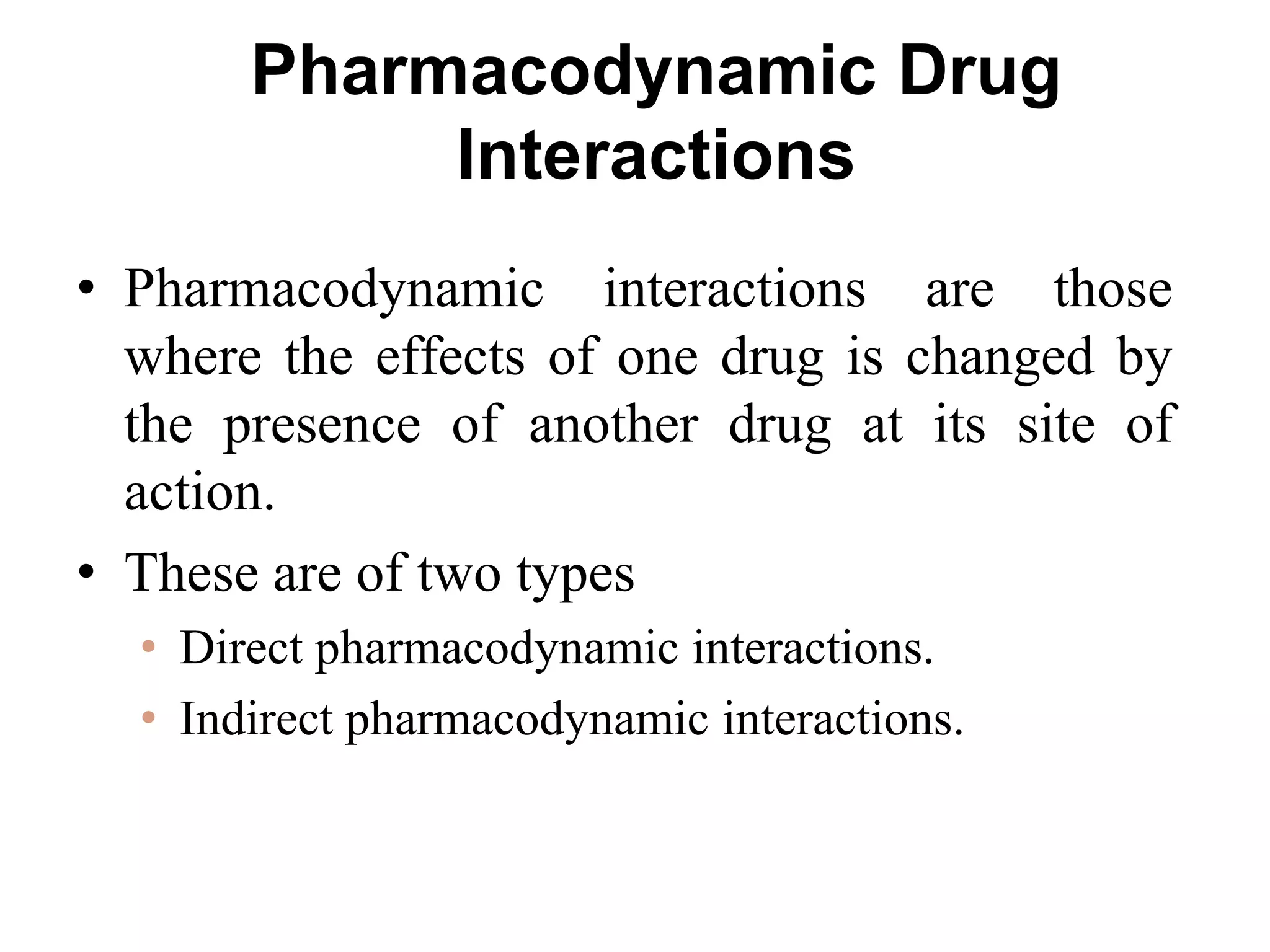 Identify and Describe The Management of Drug Interactions | PPTX
