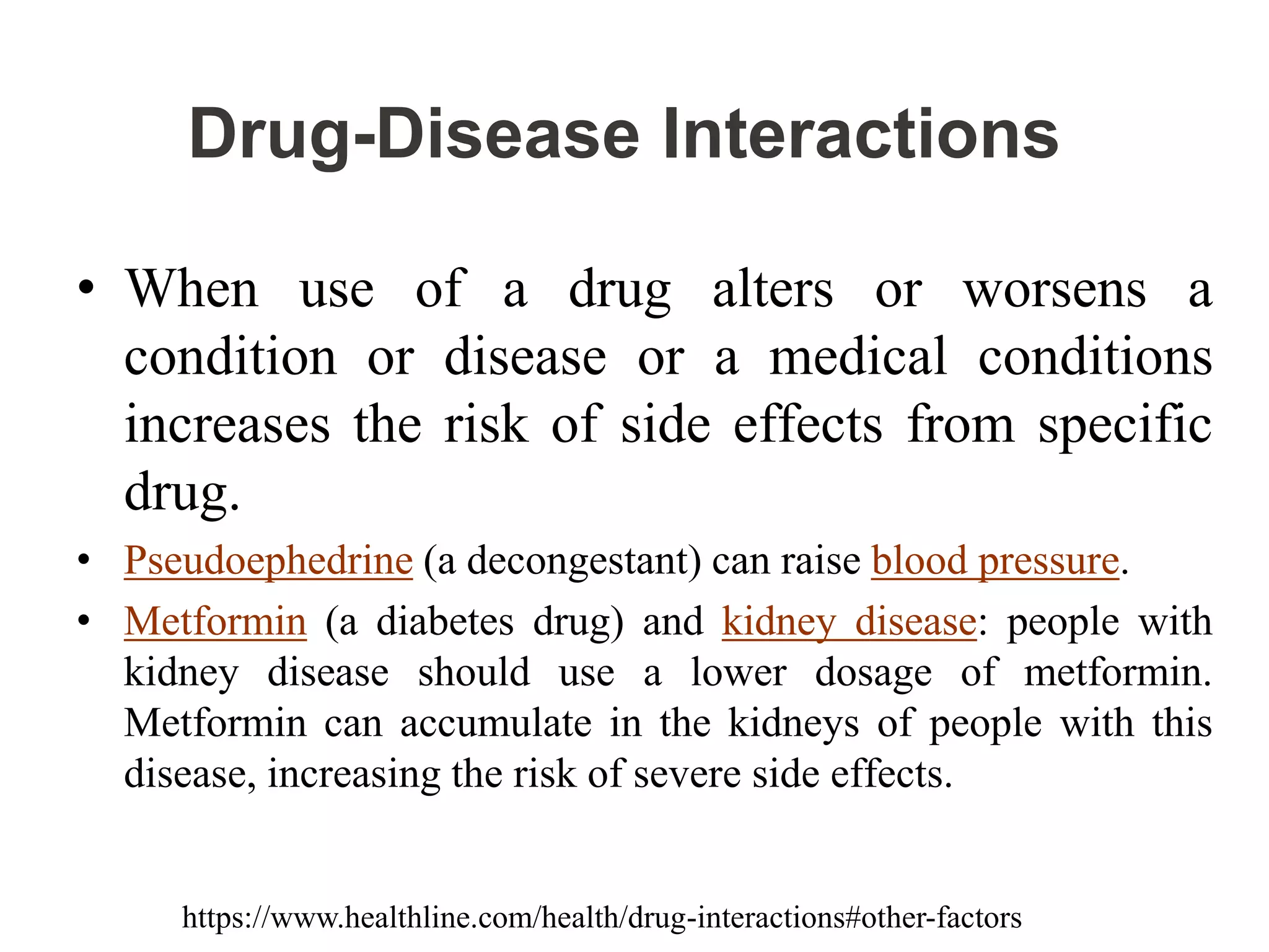 Identify and Describe The Management of Drug Interactions | PPTX