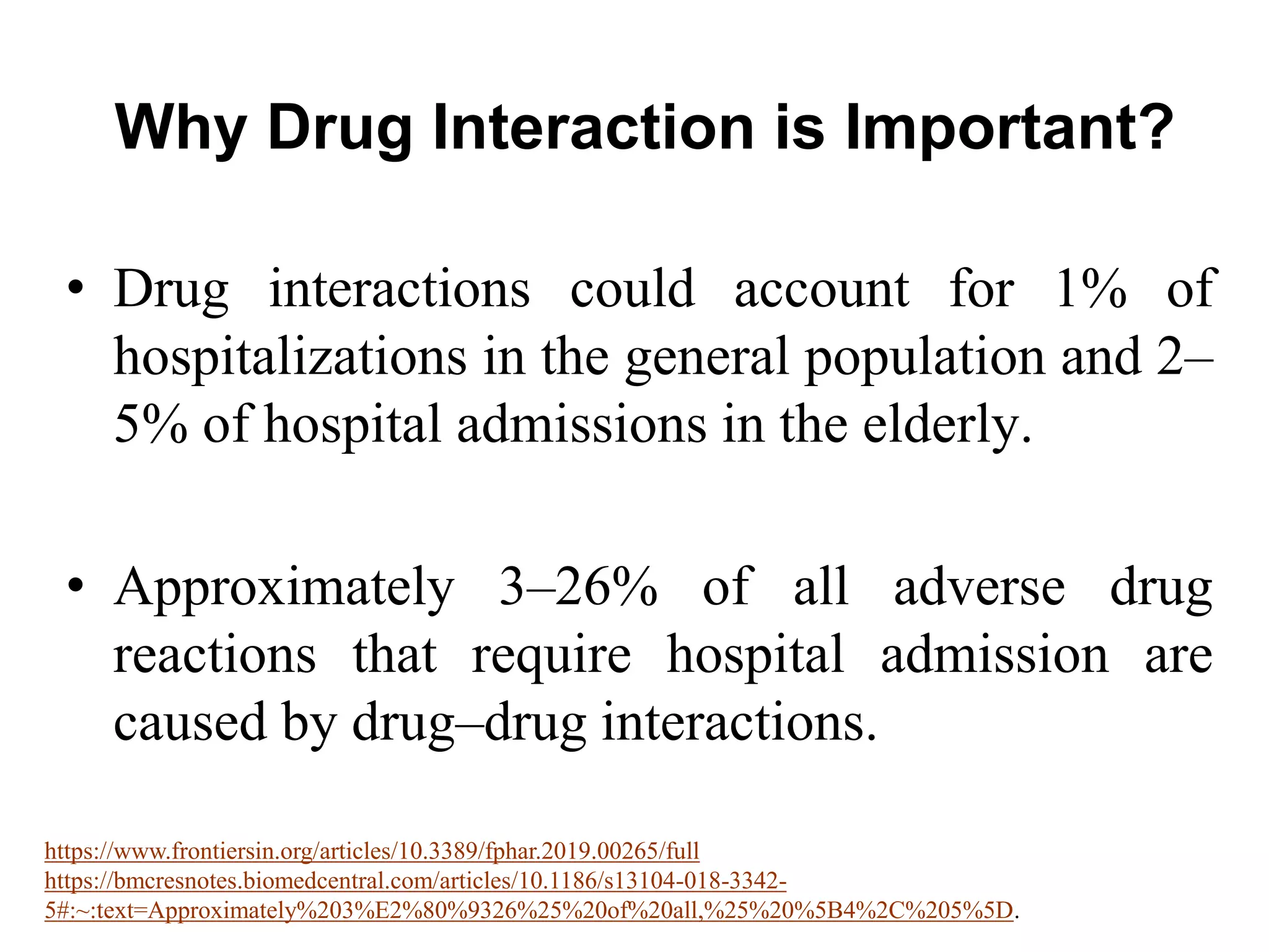 Identify and Describe The Management of Drug Interactions | PPTX