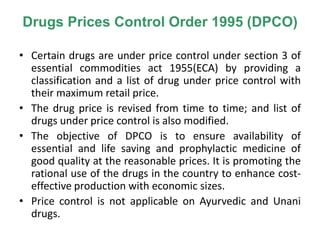 Drug Regulations, Acts and other Legal Aspects | PPTX