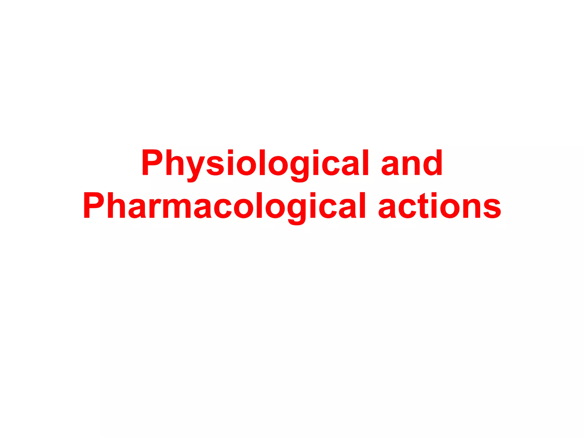 PH 1.38 Describe the mechanism of action, types, doses, side effects ...