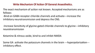 PH1.18 General Anaesthetics.pptx pharmacology | PPTX