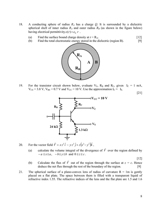 GATE - Physics - 2006 | PDF