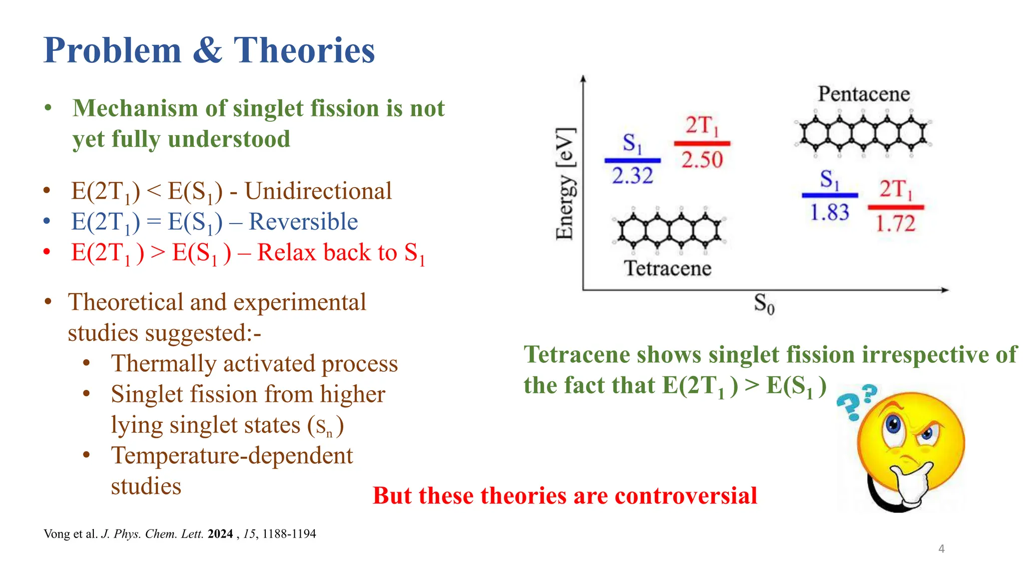 Understanding the mechanism of singlet fission in tetracene.pptx