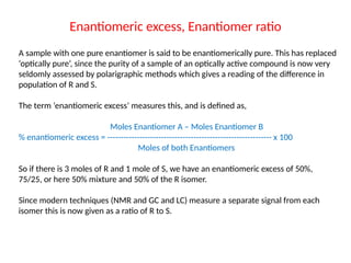 Powerpoint presentation on Stereochemistry | PPTX