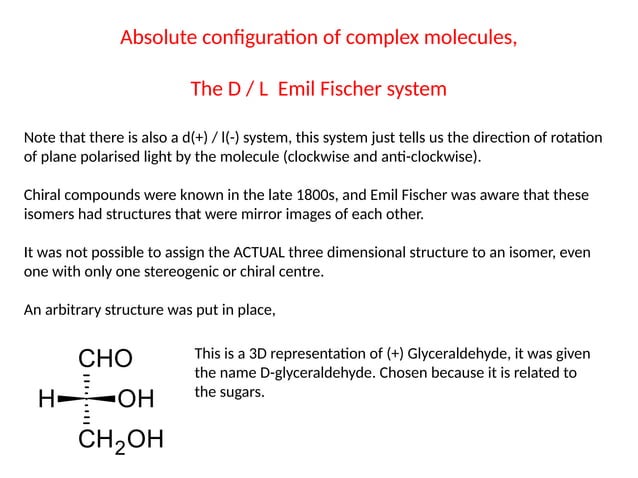 Powerpoint presentation on Stereochemistry | PPTX