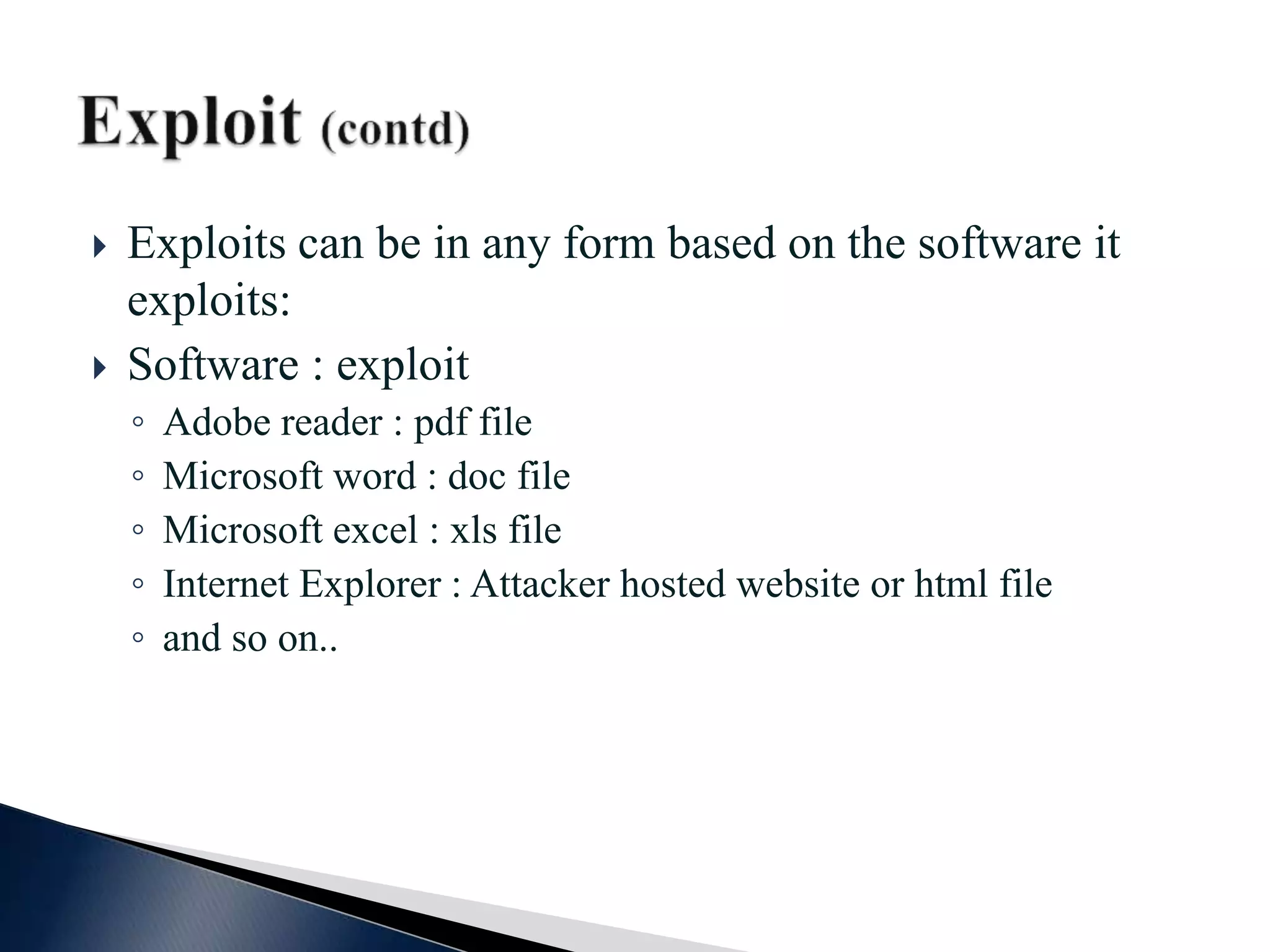 Reversing malware analysis training part10 exploit development basics | PPT