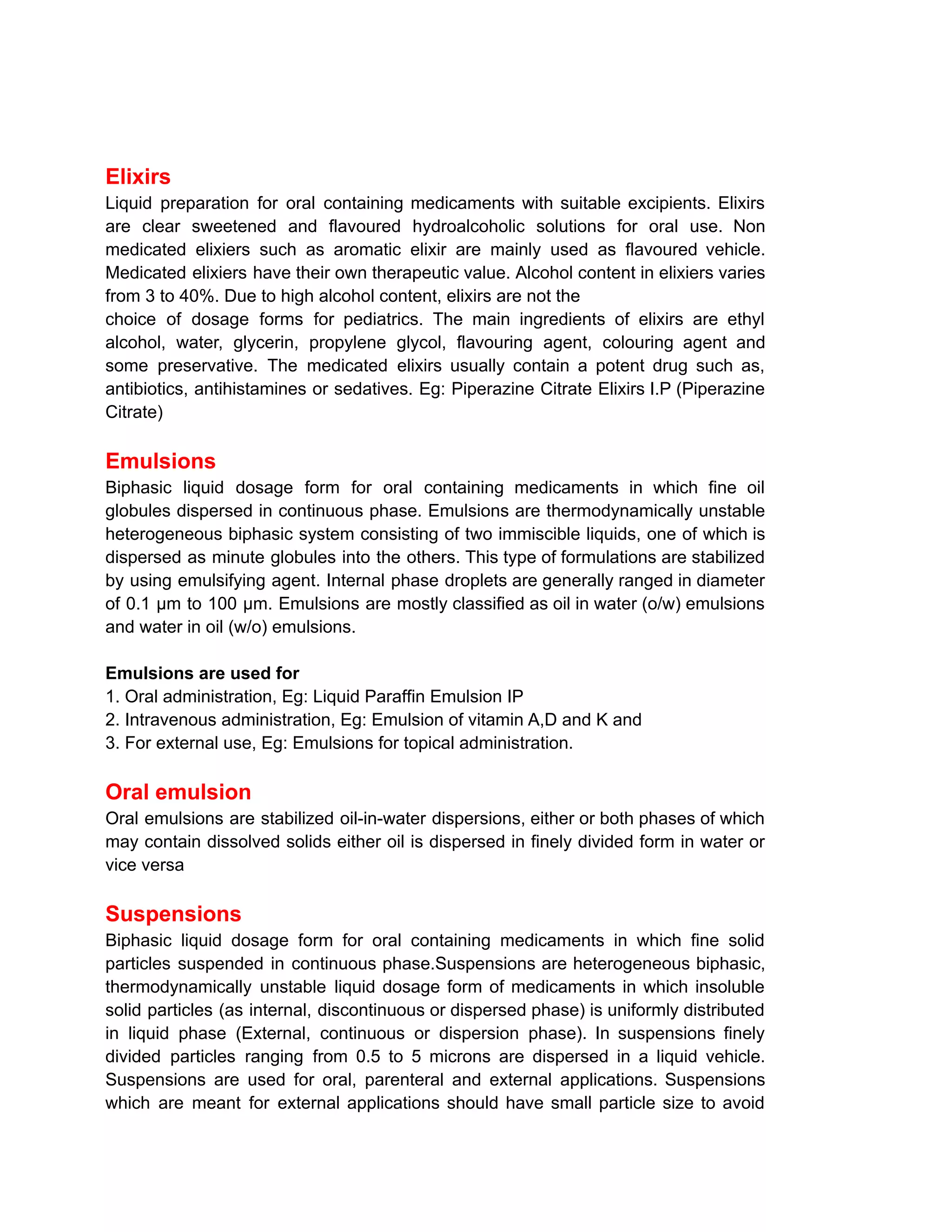 Pharmaceutical Dosage Forms | PDF