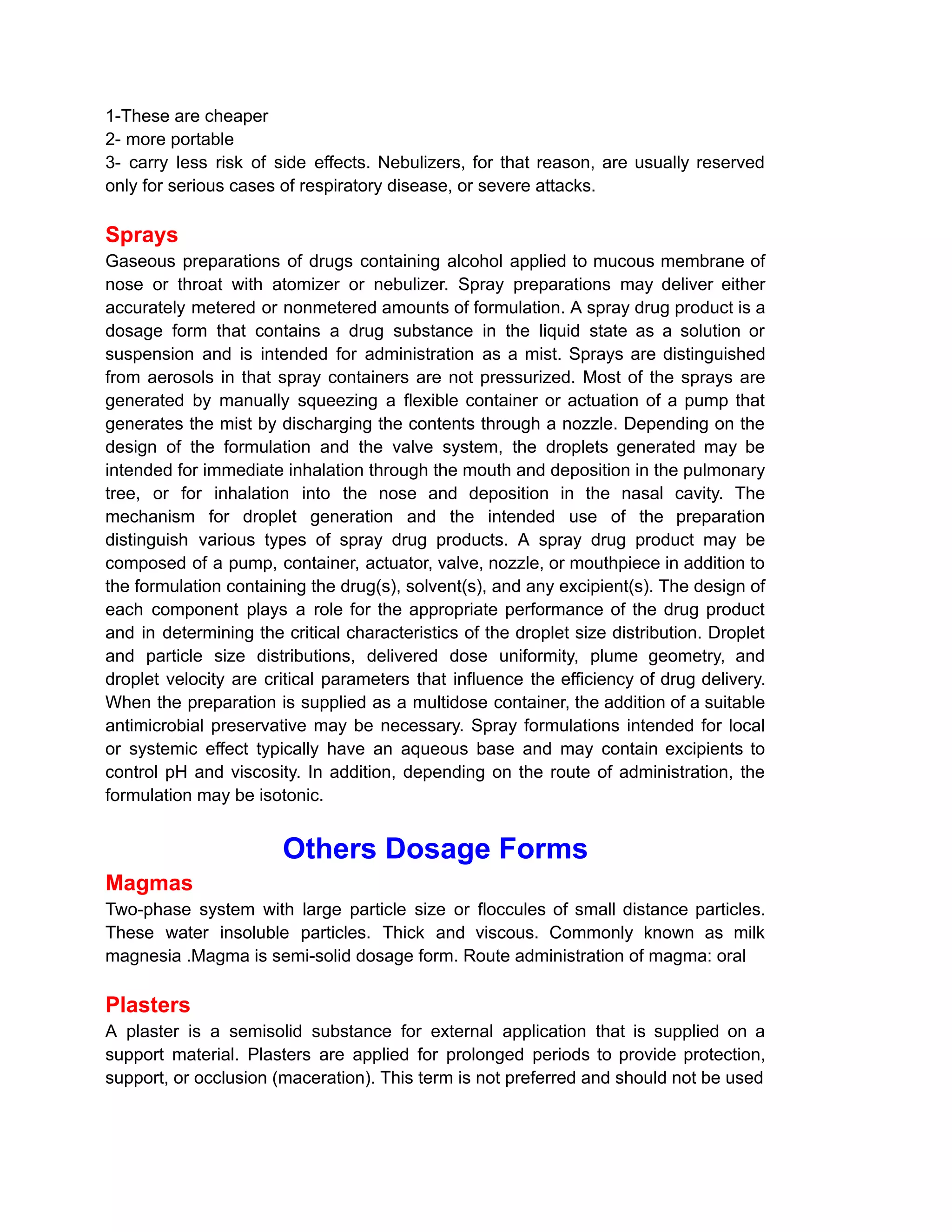 Pharmaceutical Dosage Forms | PDF