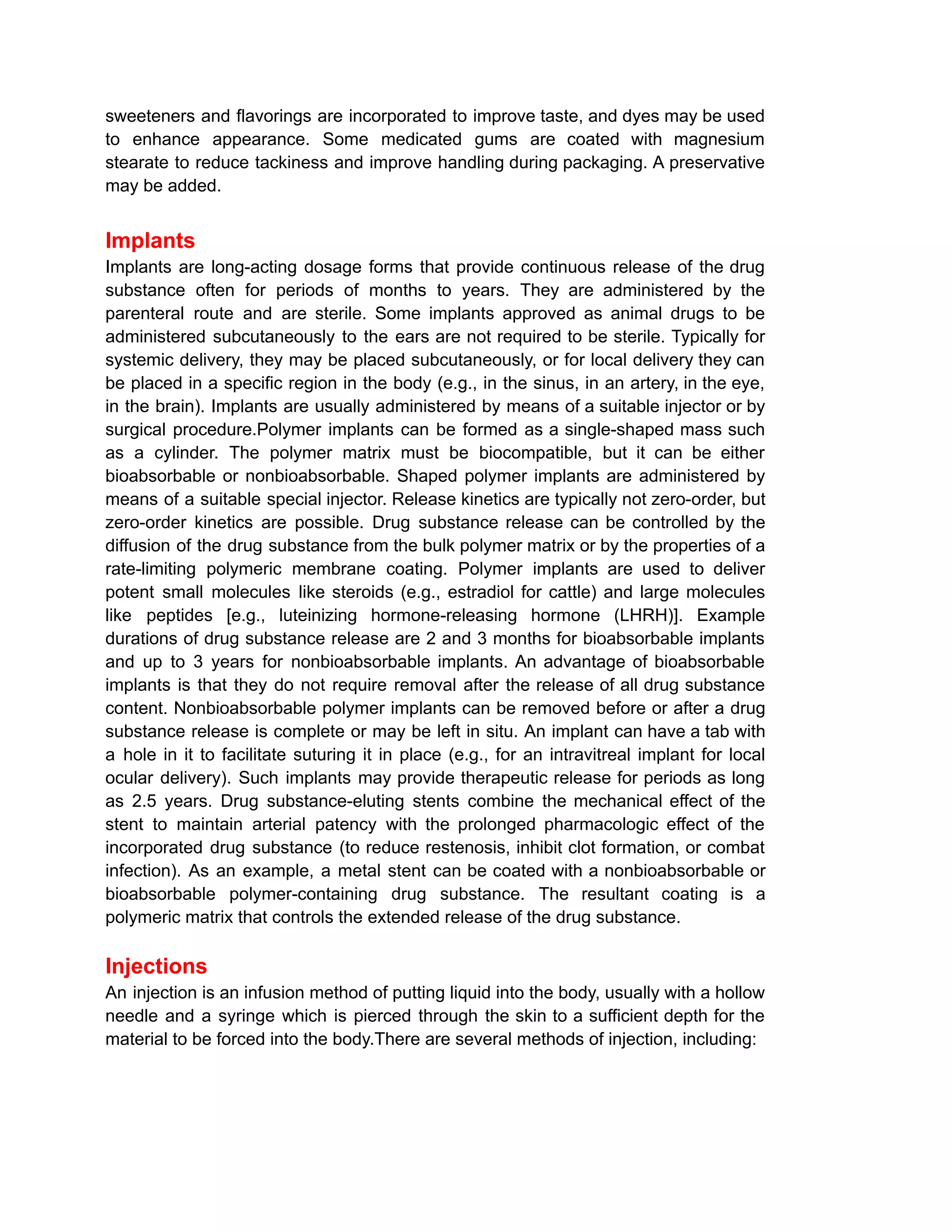 Pharmaceutical Dosage Forms | PDF