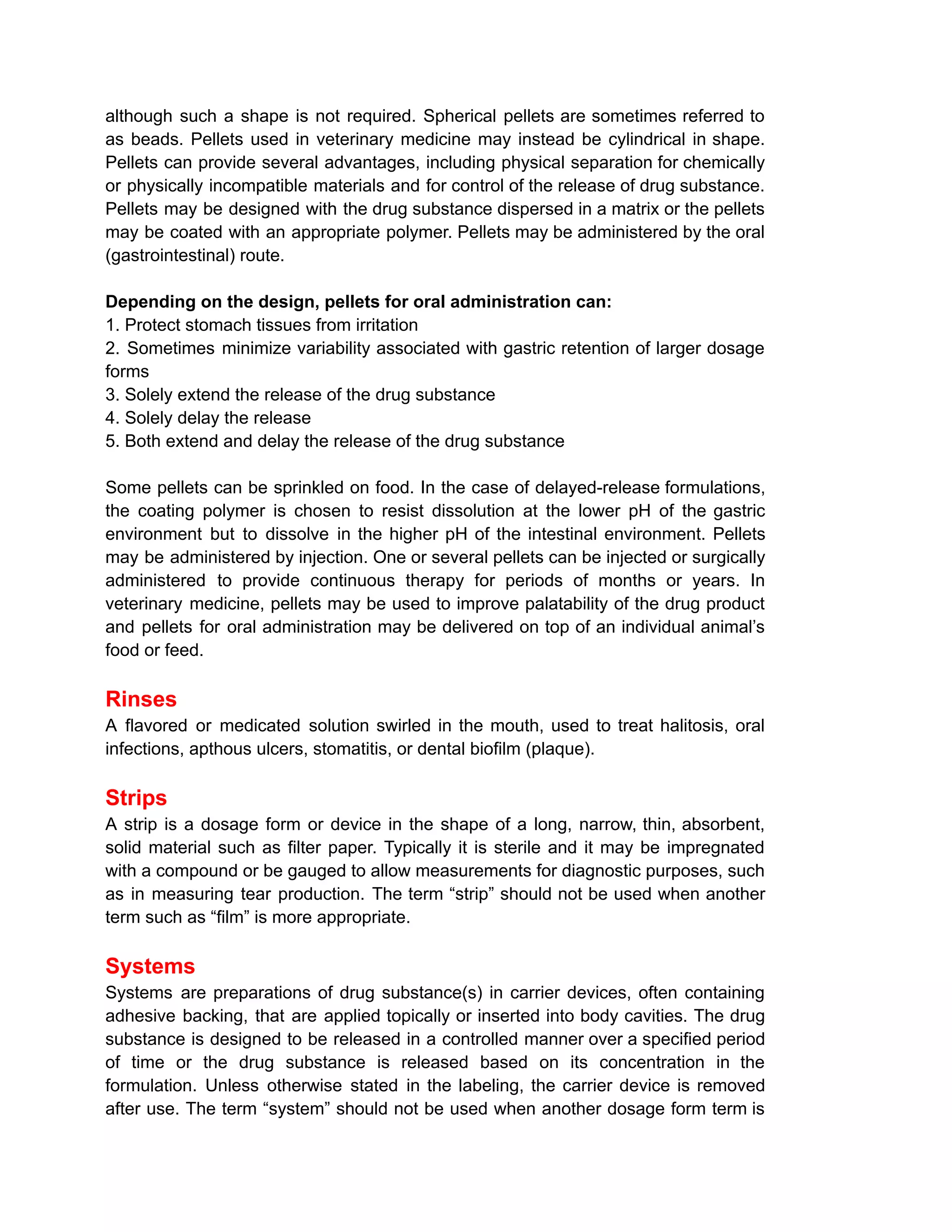Pharmaceutical Dosage Forms | PDF